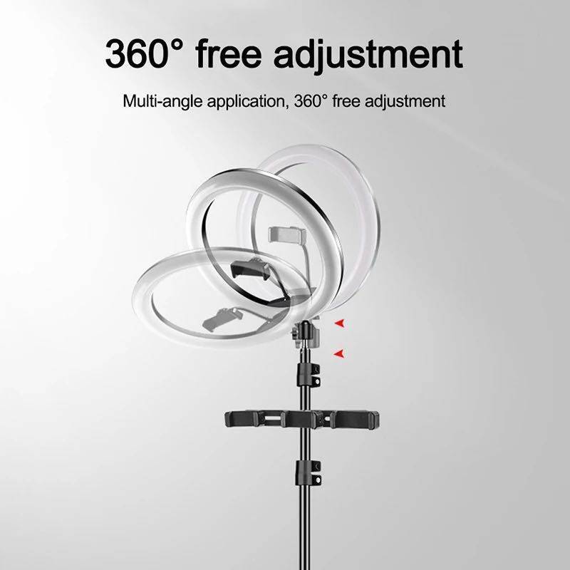 Mj33 color changing light 12.5 inch RGB LED soft ring light selfie ...