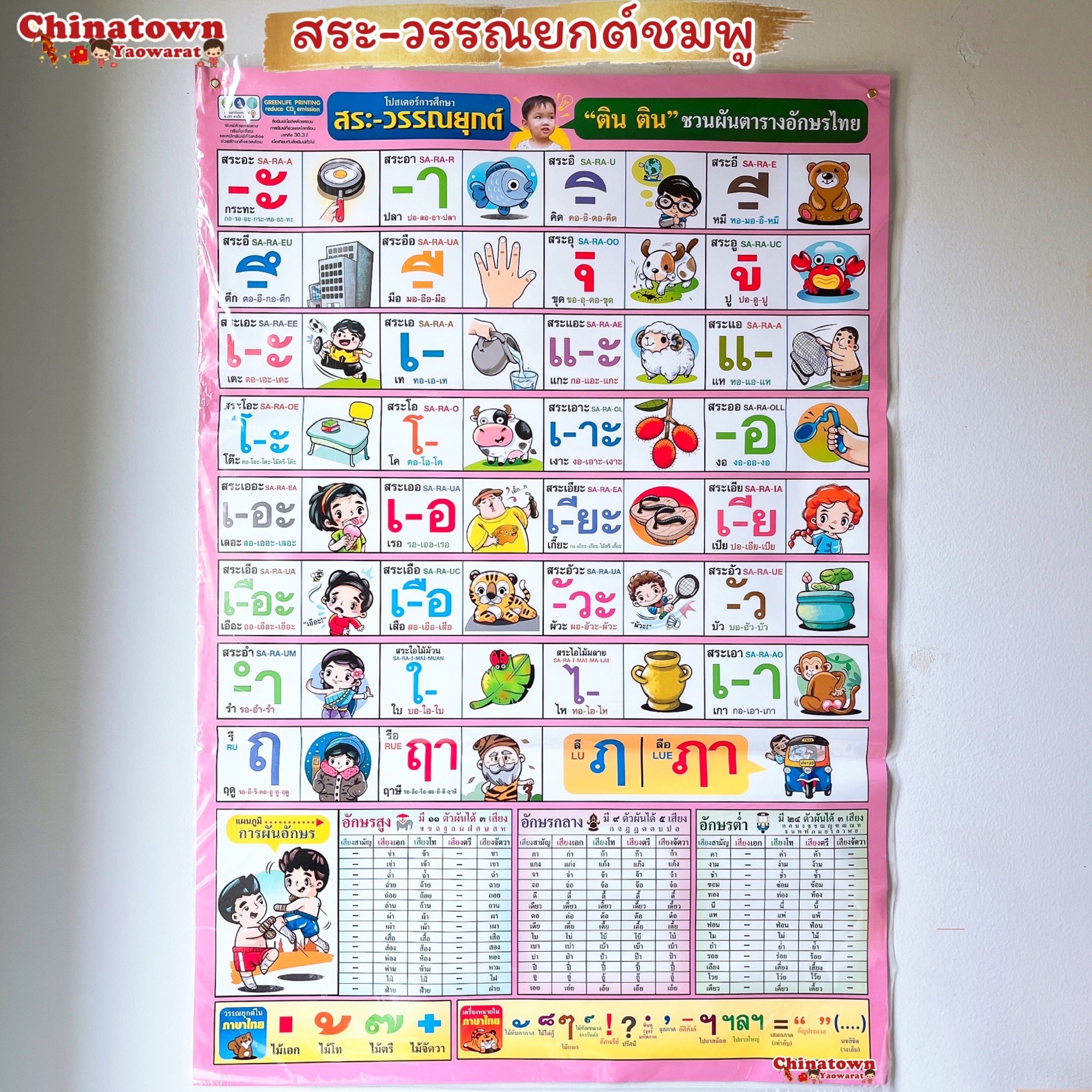 Thai Alphabet Poster