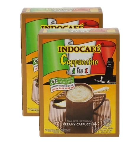 Indocafe capucino 5in1 instant coffee Indo cafe cappuccino Indonesian ...