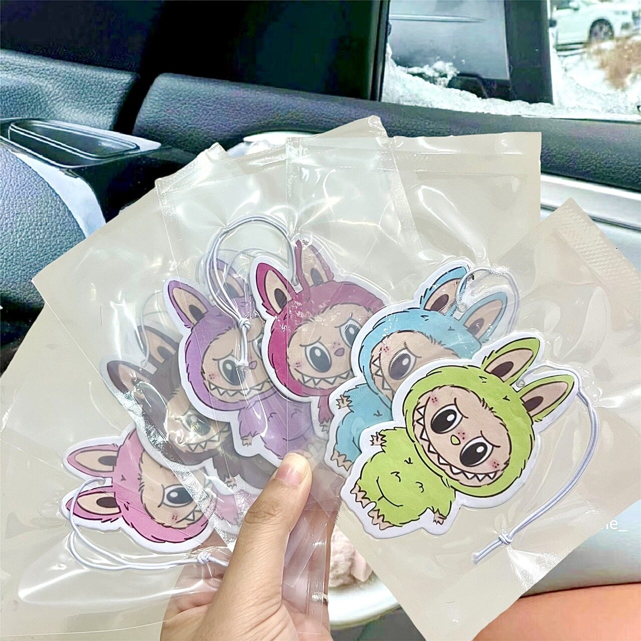 Labubu fragrance pad random pattern car air fresheners wardrobe ...