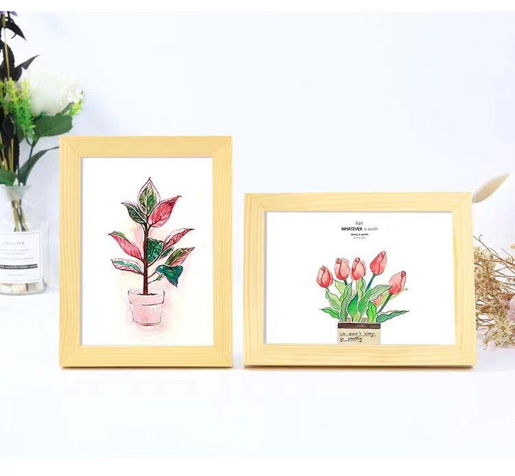 4x6 wood frame photo frame home decor photo frame mini frame photo ...
