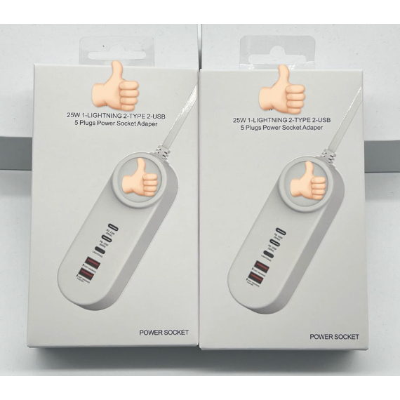 Quick Charge 35W USB-C + c power socket 4 plugs power socket | Shop.com.mm