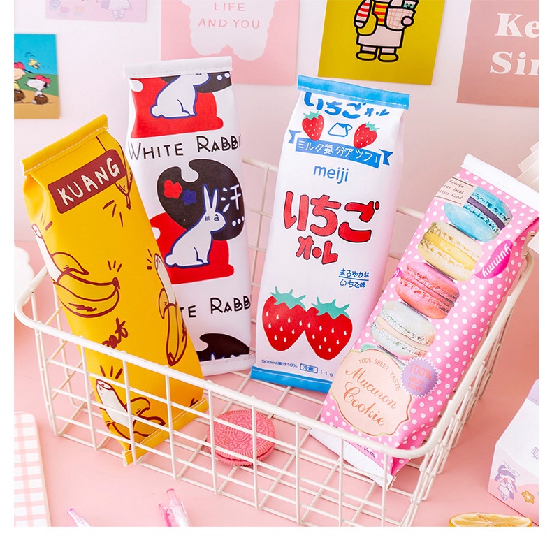 Popular cartoon candy pencil case, large capacity, waterproof, durable ...