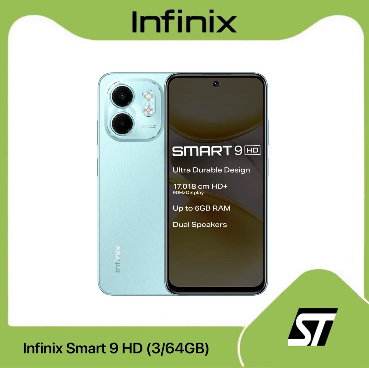 Infinix Smart 9HD (3/64GB) Brand New - Shwe Thit Mobile | Shop.com.mm