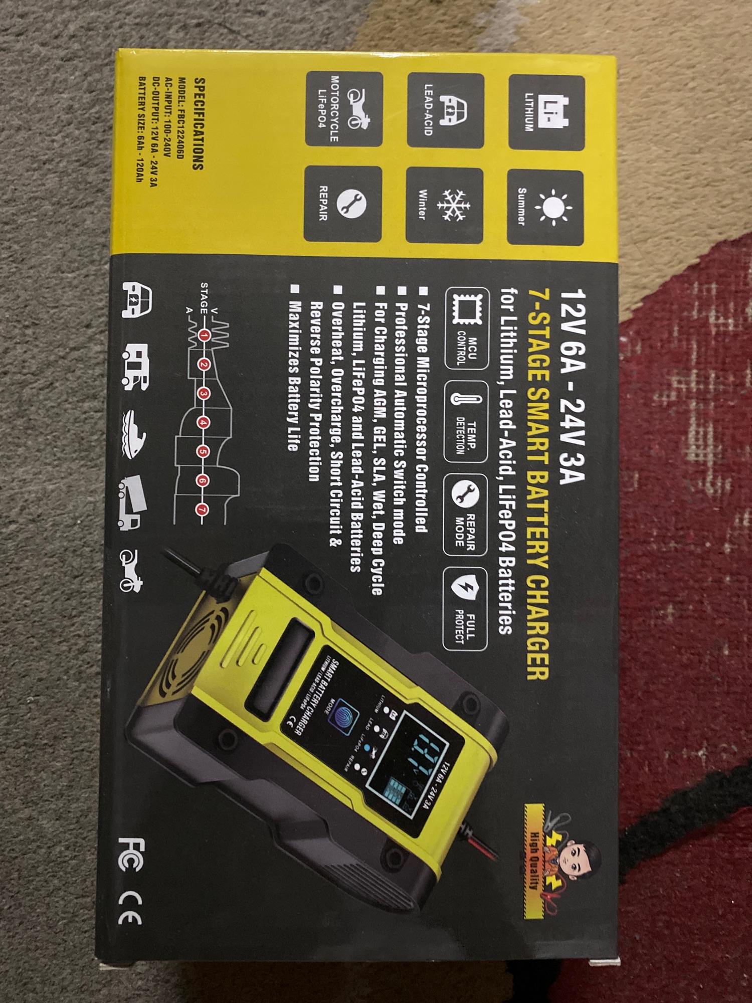 Foxsur battery charger | Shop.com.mm