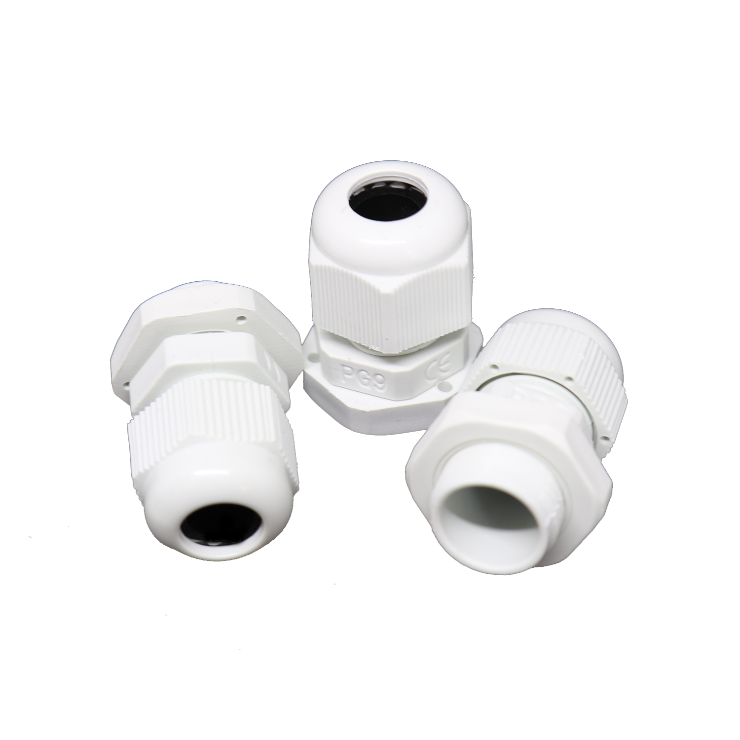 Grand cable PVC cable gland with two white/black CCS brand (1 pack/100 ...